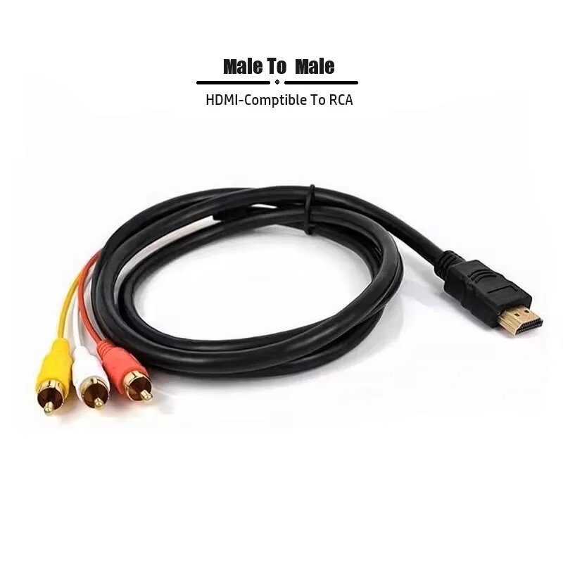 HDMI к AV конвертер YIBOYUAN Black