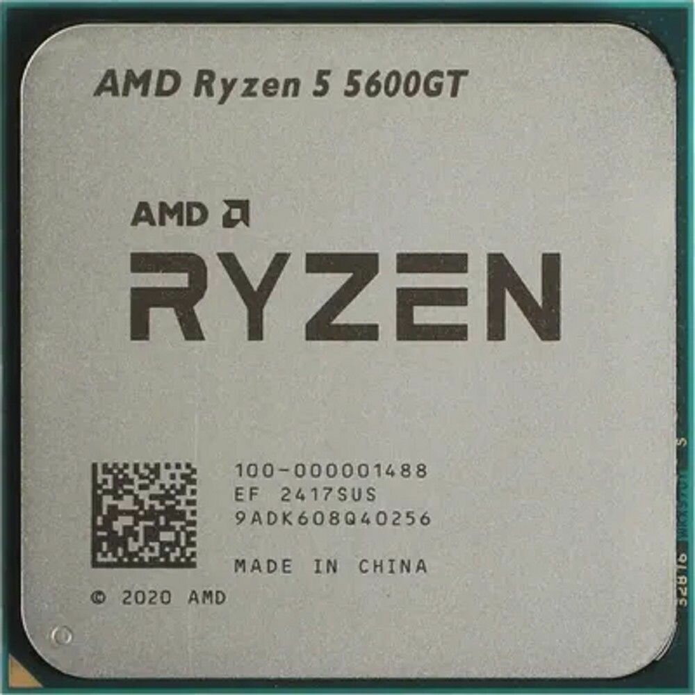 Amd Процессор CPU Ryzen 5 5600GT OEM 100 - 000001488 Base 3,60GHz, Turbo 4,60GHz, Vega 7, L3 16Mb, TDP 65W, AM4