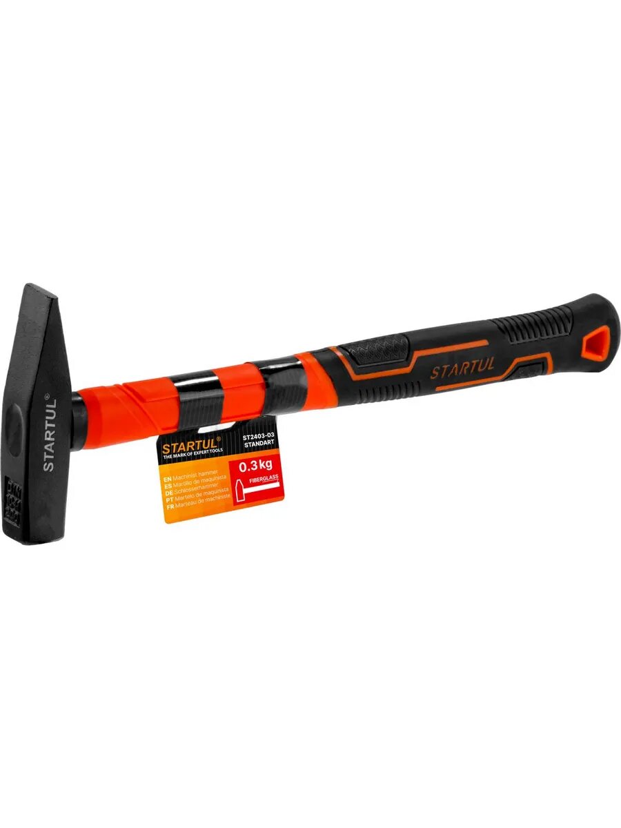 Молоток слесарный 0,3 кг STARTUL Standart с фиберглассовой рукояткой (ST2403-03)