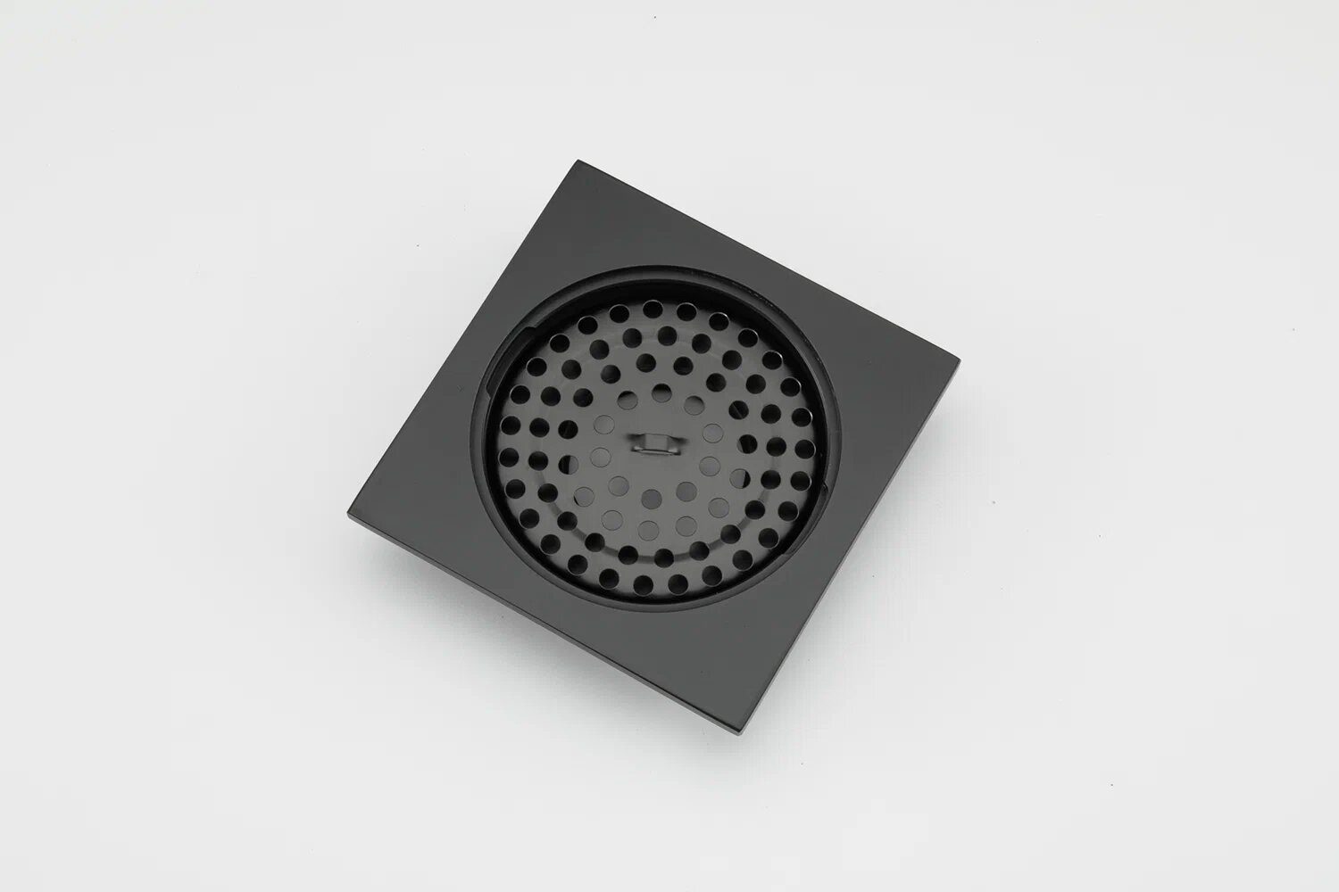 Трап для душа GAPPО G81053-6, горизонтальный, для душа, латунь, черный, 100х100 см