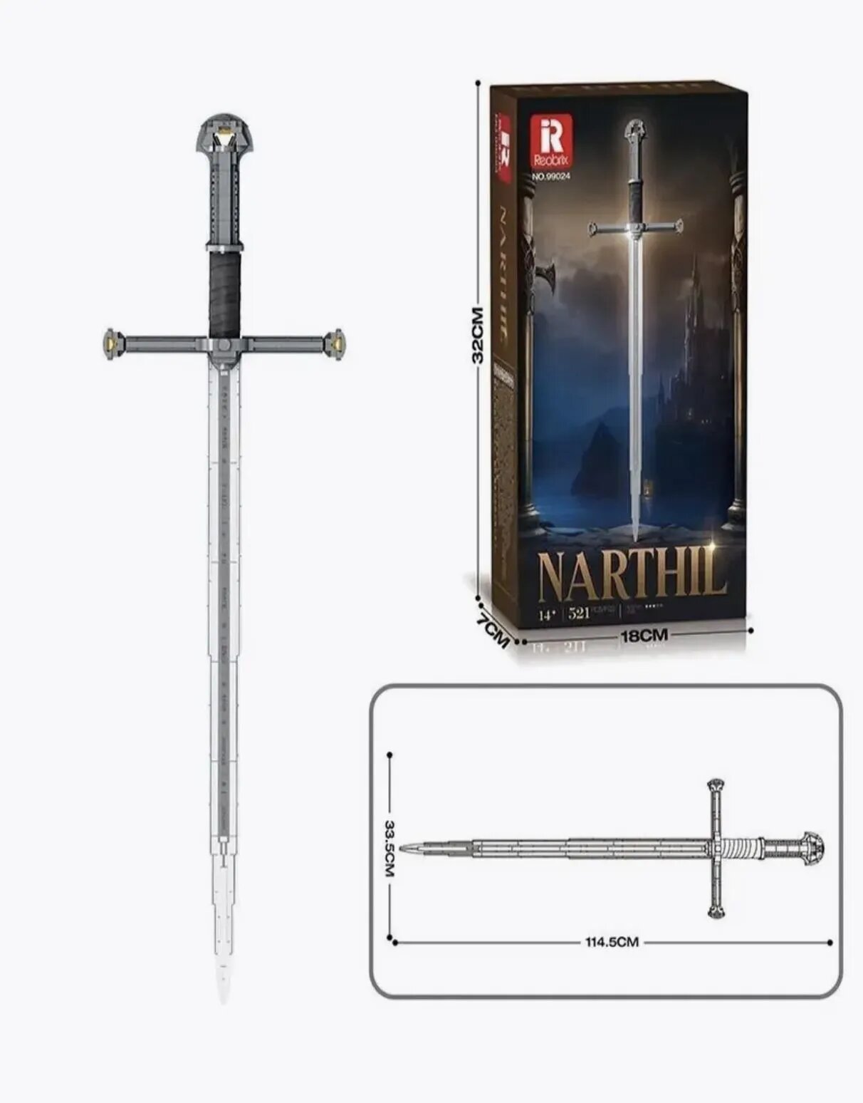 Конструктор The Witcher Насир Святой Меч