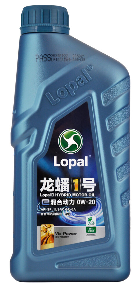 Lopal Моторное масло Lopal 1 HYBRID MOTOR OIL 0W-20 синтетическое 1л