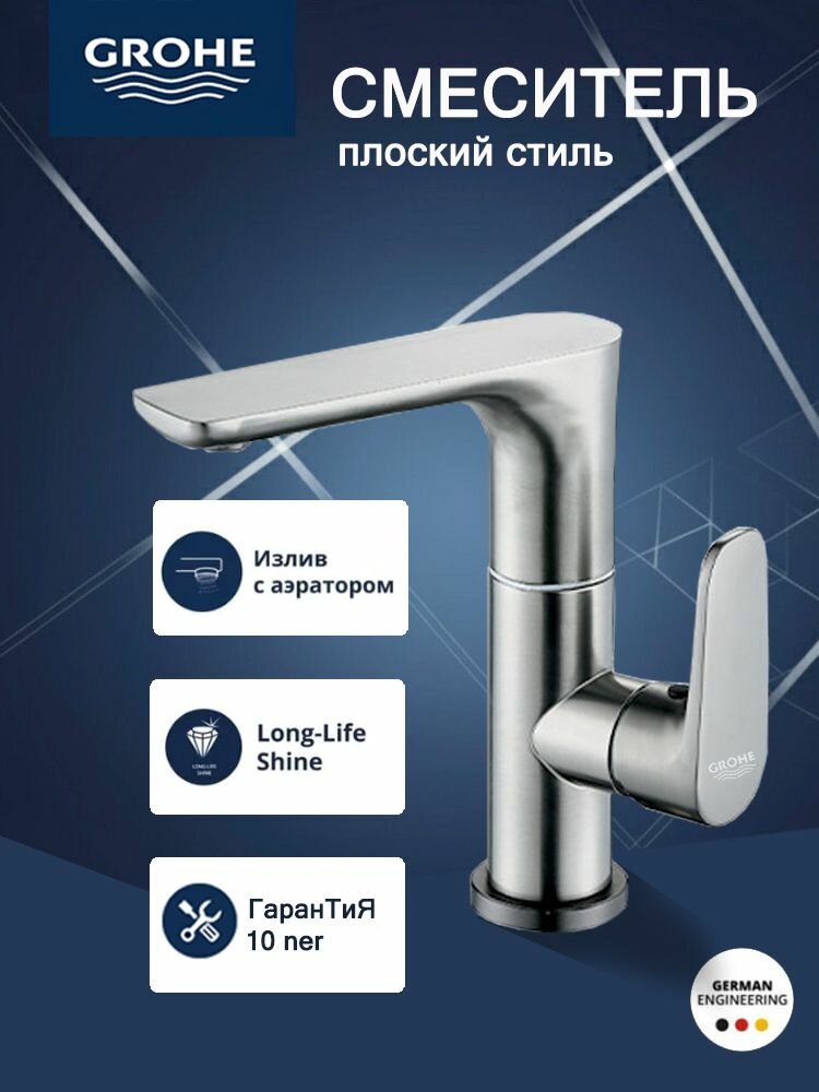 Поворотный смеситель для ванной комнаты GROHE