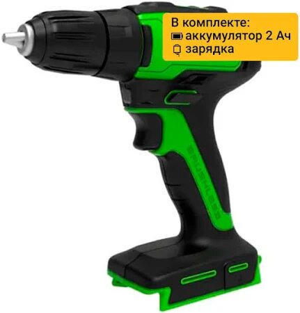 Дрель-шуруповерт Greenworks GD24DD35K2 аккум. патрон: быстрозажимной (кейс в комплекте) (3704007UA)