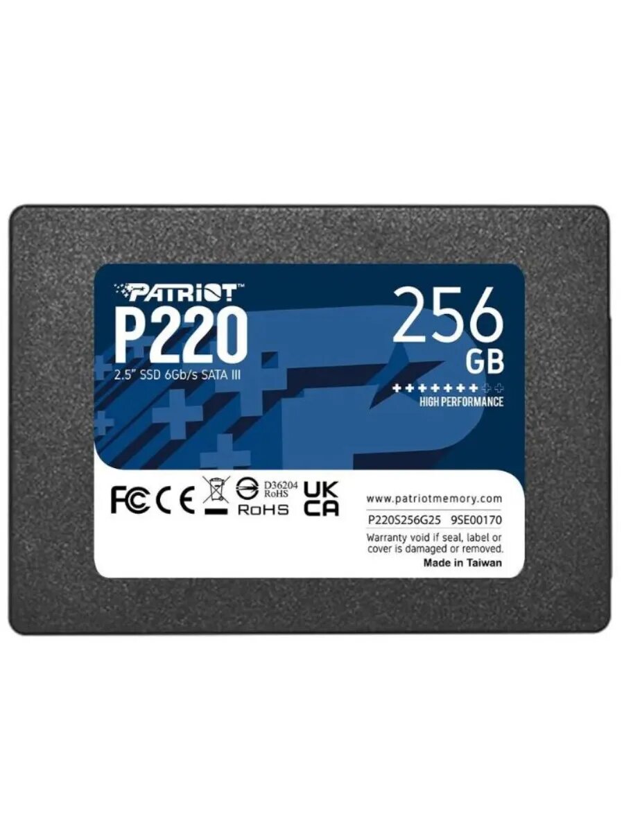 256 ГБ 2.5" SATA накопитель P220 P220S256G25 - SATA3