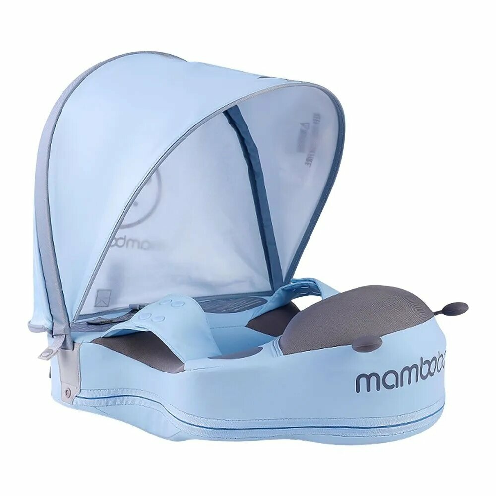 Надувное кольцо для плавания под мышками Mambobaby, синее