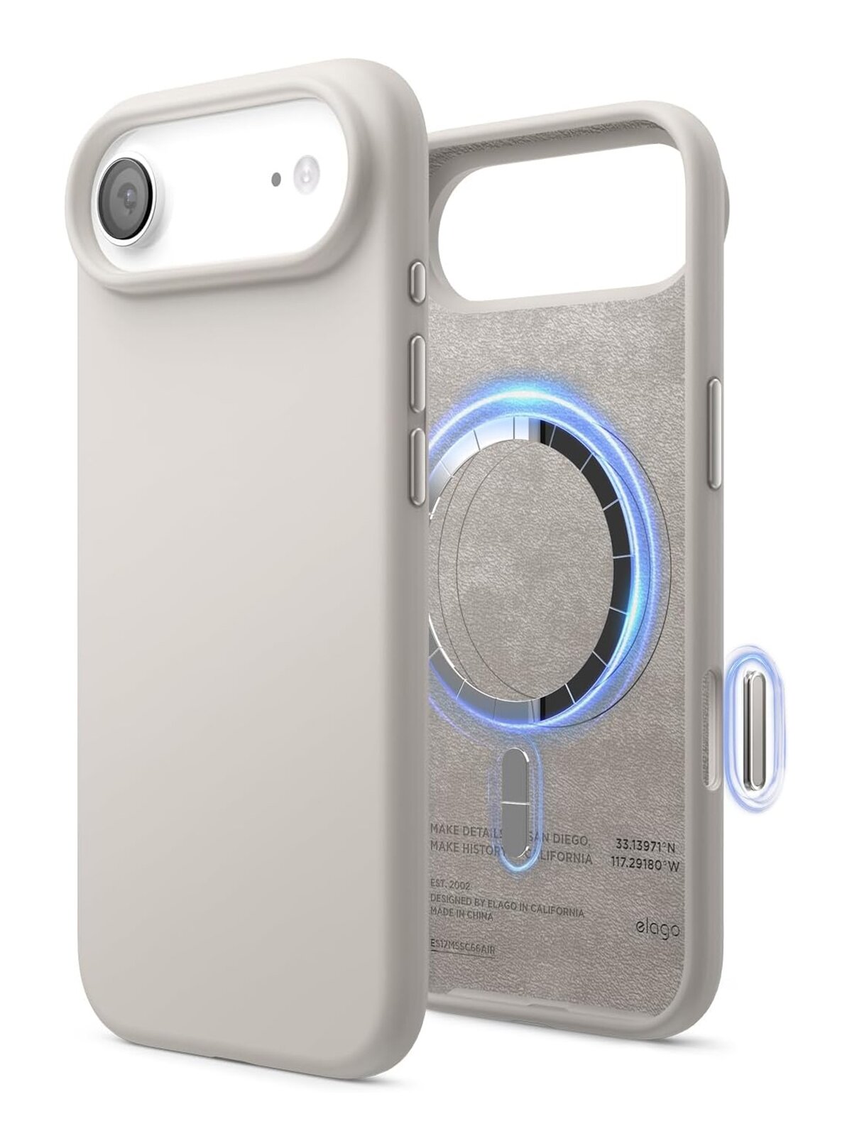 Elago силиконовый чехол для iPhone Air, Magnetic Silicone Stone (MagSafe)
