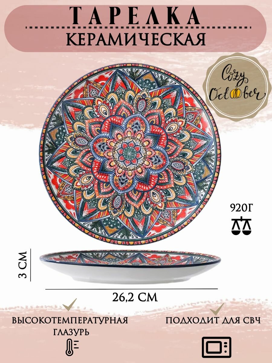 Тарелка в марокканском стиле