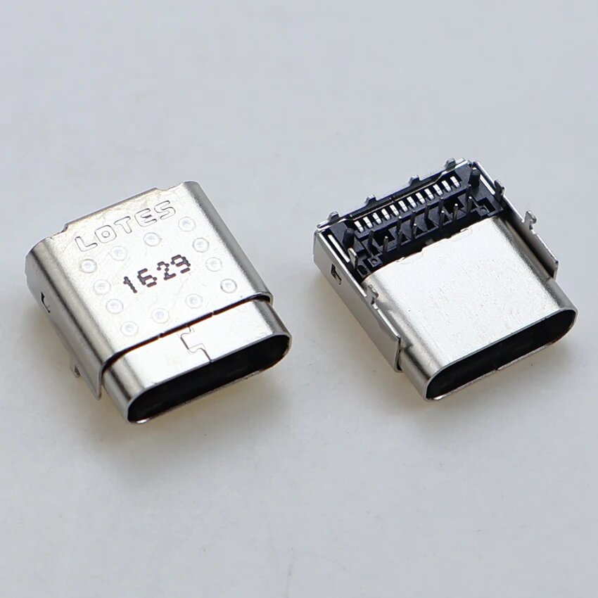 2 шт. USB Type-C 24P разъемы, Цвет: C