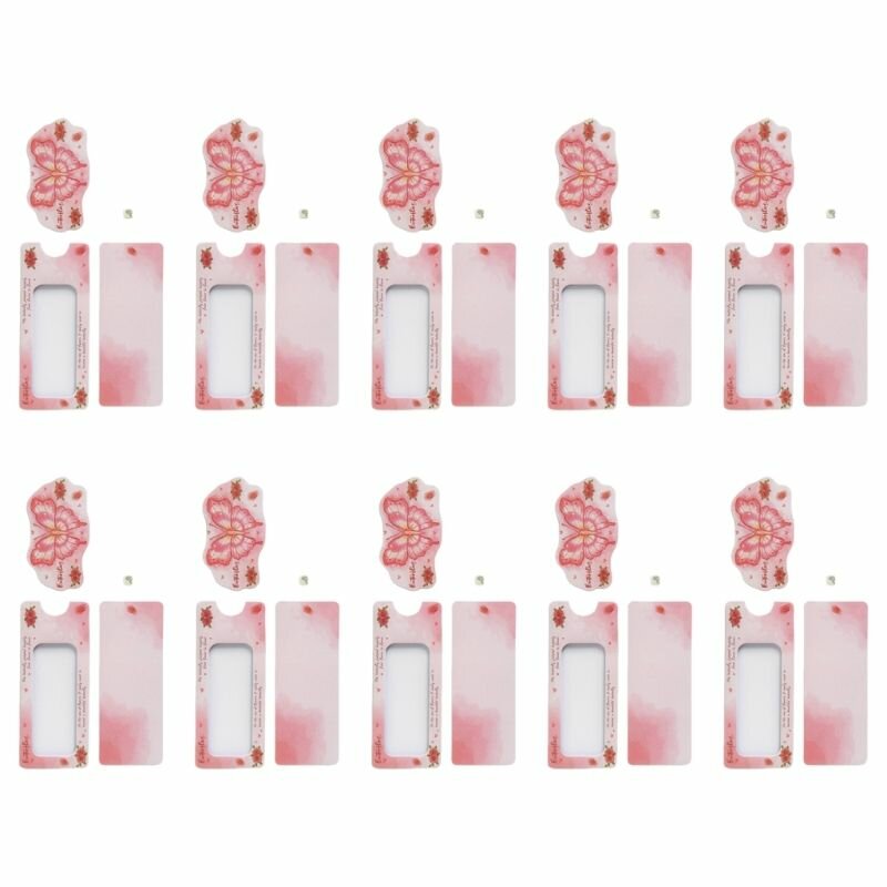 10 листов, ручная работа, симпатичная объемная поздравительная открытка-сюрприз -красная бабочка