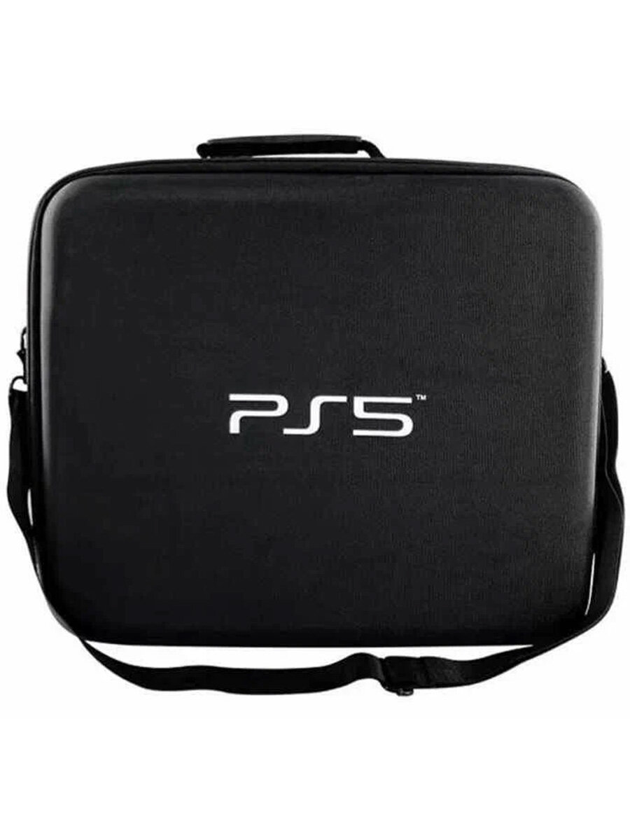 Сумка органайзер для консоли и геймпадов PlayStation 5 (Черная)