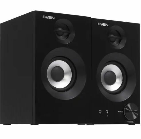 Колонки 2.0 SVEN SPS-621 (SV-018764) черный 28 Вт, Bluetooth, питание - сеть 220 В