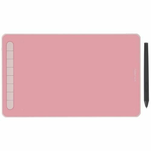 Графический планшет XPPen Deco LW (IT1060B_PK) розовый - проводной/беспроводной, ввод - перьевой, рабочая область - 254 мм х 152.4 мм, 5080 lpi, перо - пассивное, чувствительность - 8192 уровня, Bluetooth, USB Type-A