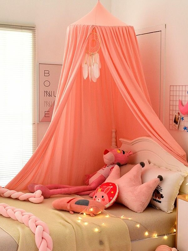 Балдахин шатер, , высота 2,5 м, диаметр0.65 м, периметр 4 м тент для кровати с антифоновым полотном