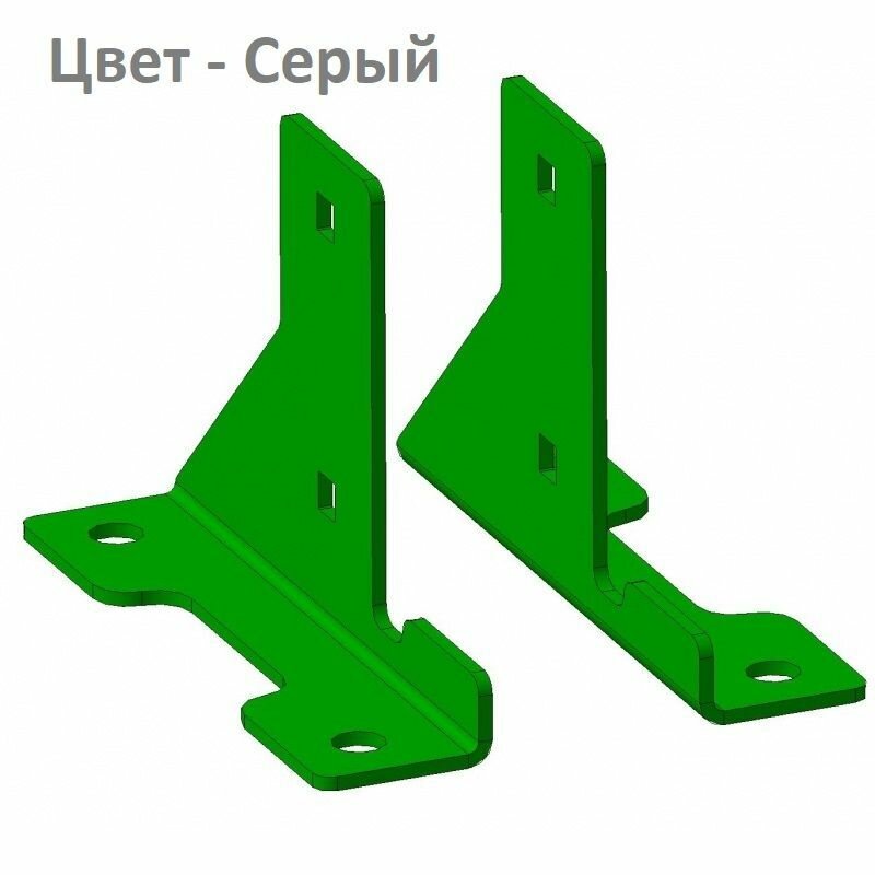 Комплект фланца 200х50х4 H140мм RAL7004 (серый), FL-200х50х4/RAL7004-DoorHan