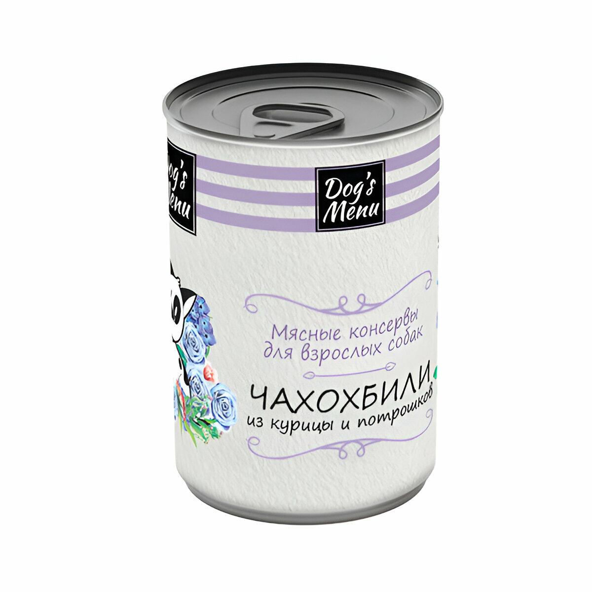 Dog`s Menu 340 г консервы для взрослых собак чахохбили из курицы и потрошков 1 шт
