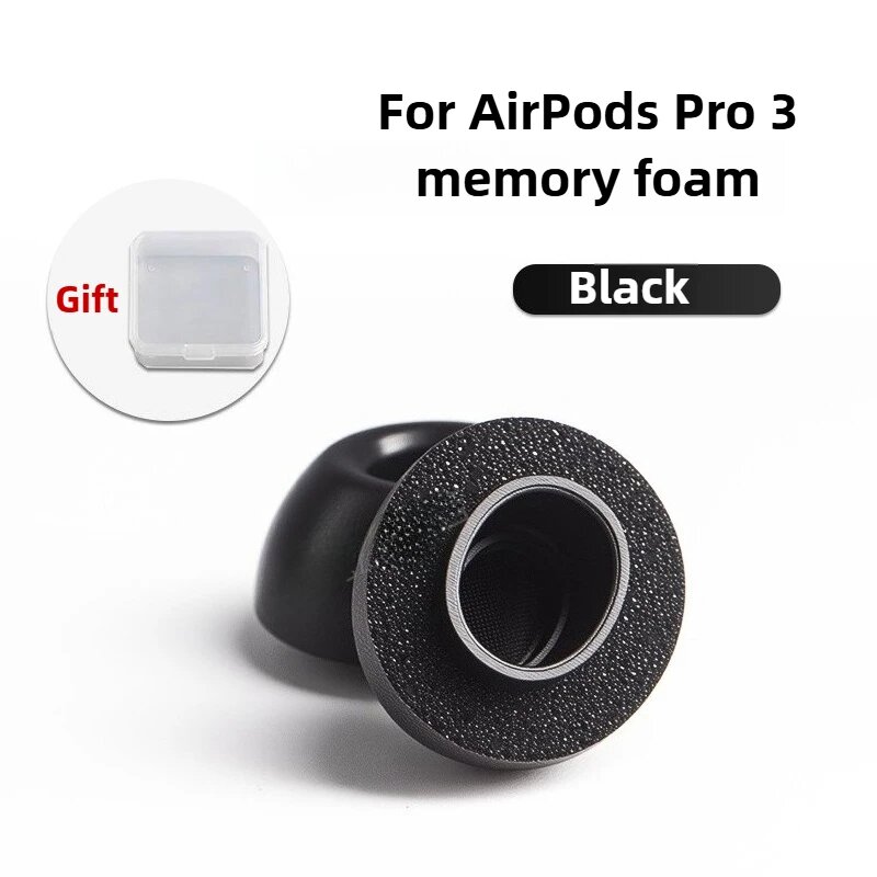 Амбушюры из пены с эффектом памяти для AirPods Pro 3 CHENYIQING M-1 pair, черный
