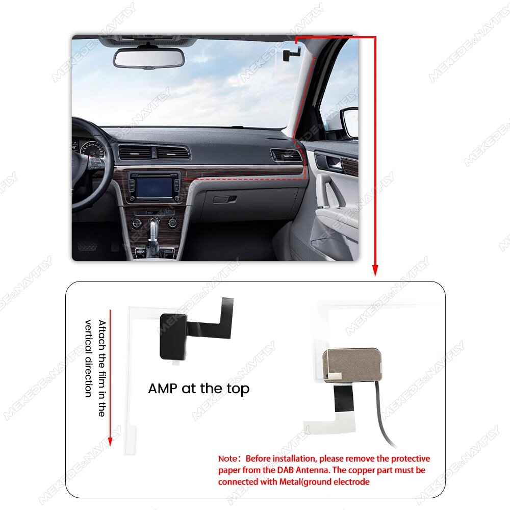 DAB Автоантенна SMB Connector, Цвет: SS-DAB-SMB — фото 1