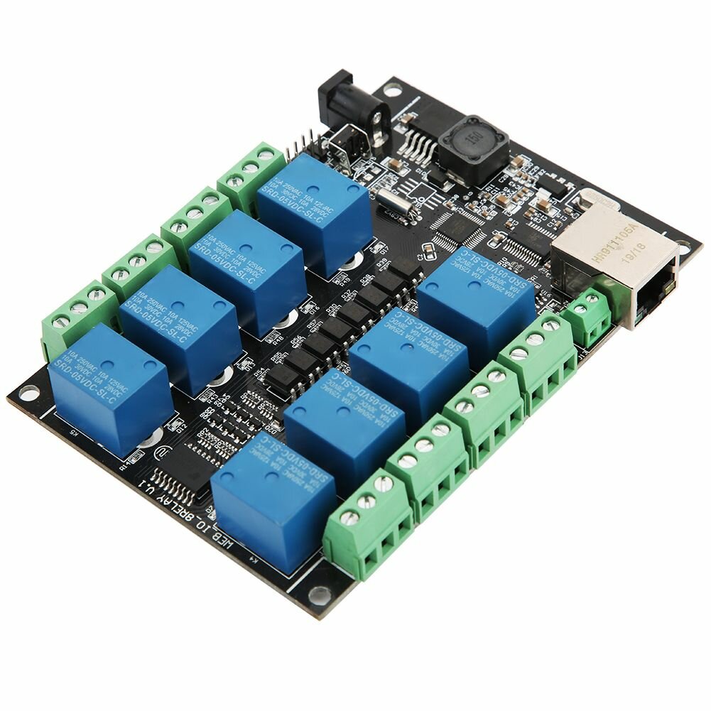 Сетевое реле ПЛК RJ45 8-канальное WiFi NC-1000