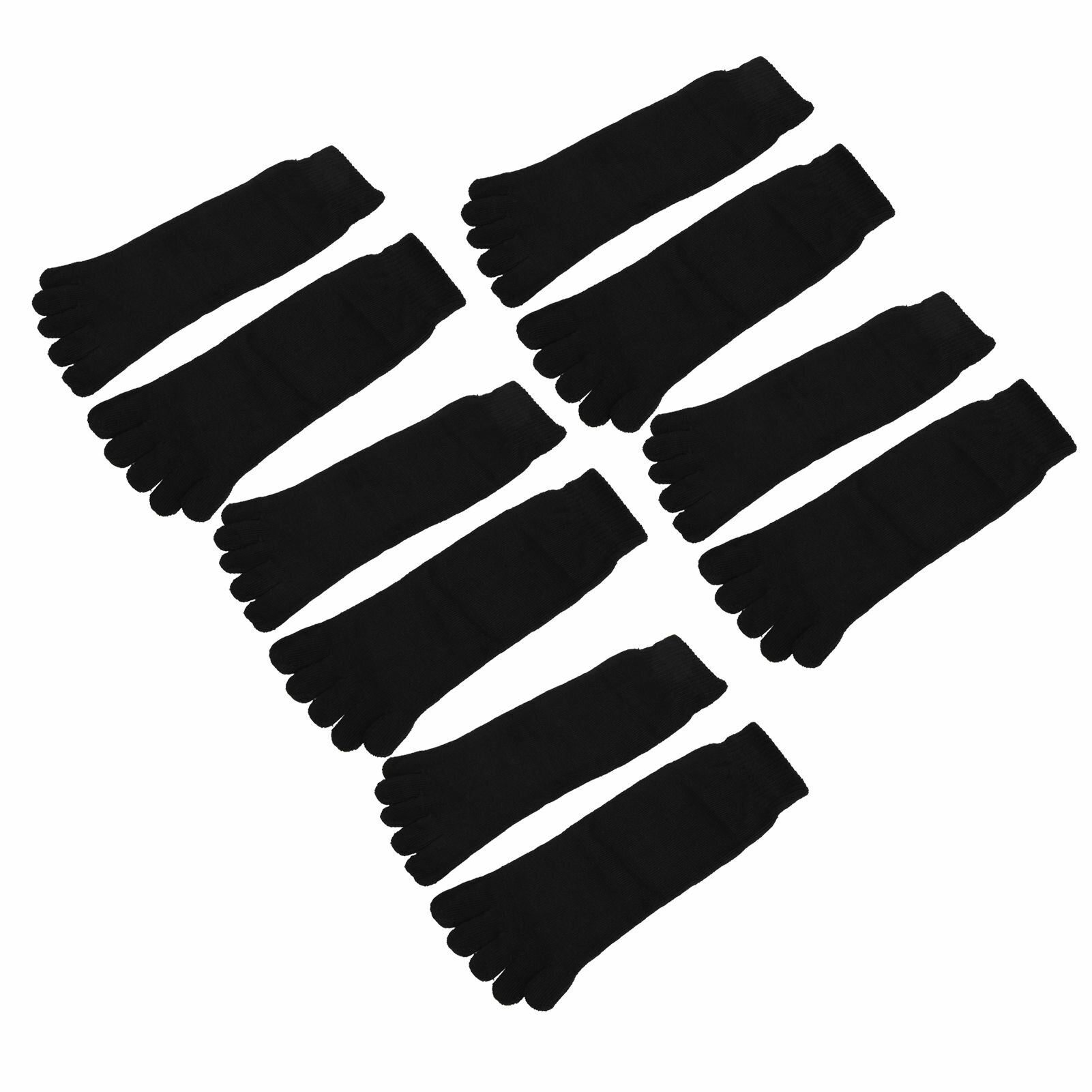 5 пар дышащих носок с пальцами для предотвращения запаха ног, идеальны для бега и йоги, размер: Один размер