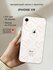 Чехол на Apple iPhone XR / Айфон XR с принтом "Узор из сердечек", прозрачный