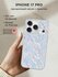 Чехол на Apple iPhone 17 Pro / Айфон 17 Про с принтом "Сиреневый мрамор"