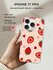 Чехол на Apple iPhone 17 Pro / Айфон 17 Про с принтом "Heart strawberries 1 - 14...