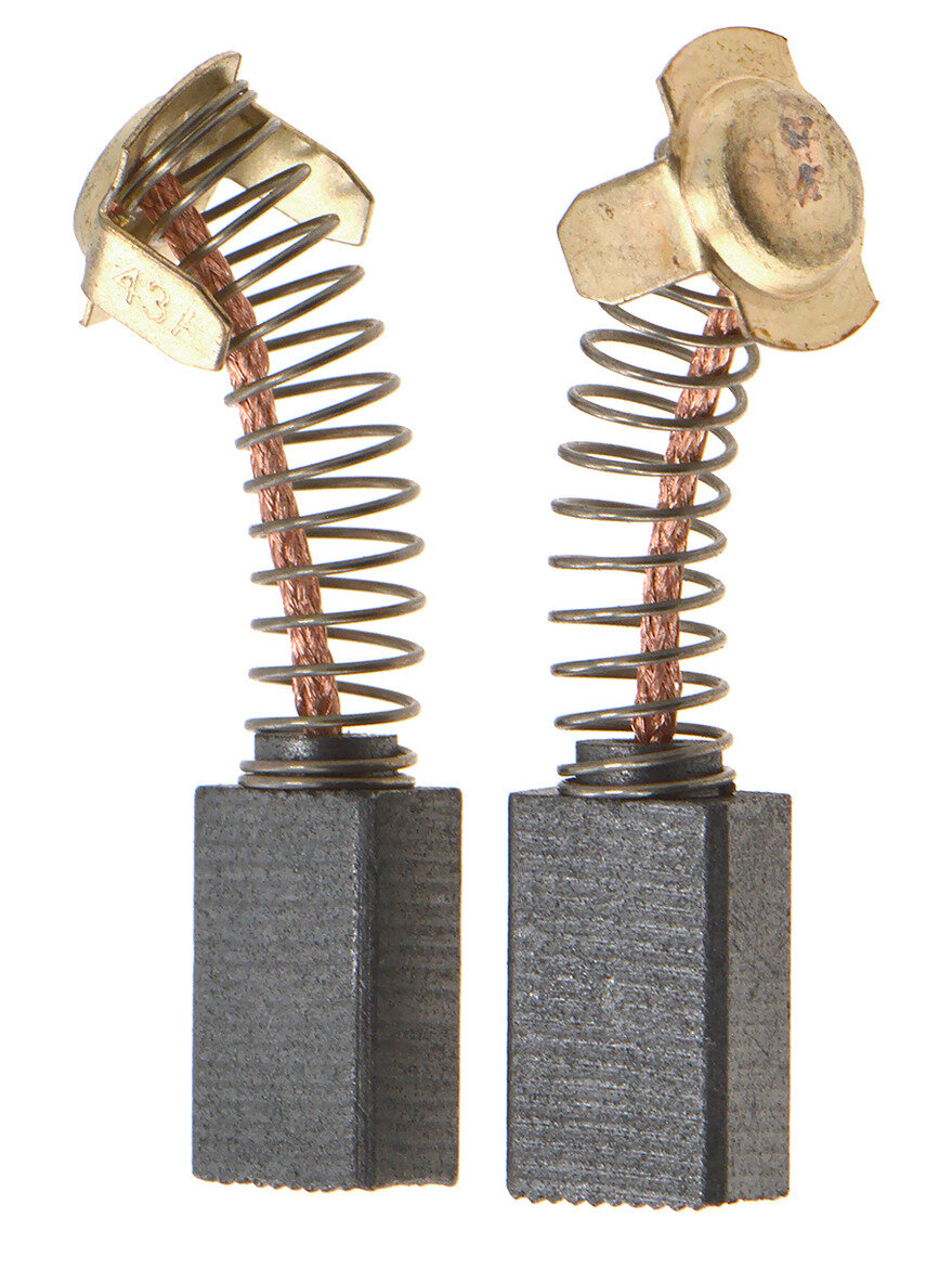 Щетки 2шт 7х11х17 мм аналог HITACHI 999056 (пружина, пятак-уши) для пилы сабельной HITACHI CR 13V2