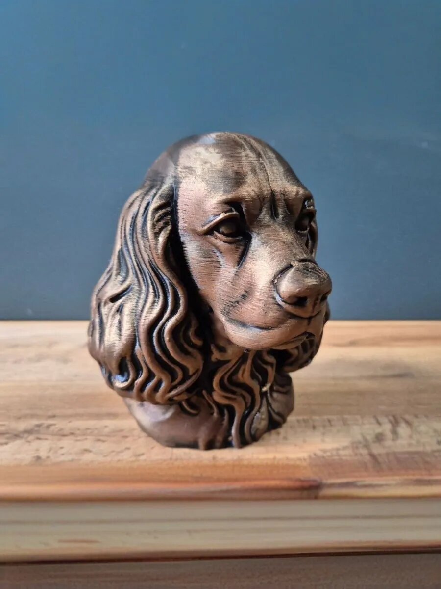 Собака Американский кокер-спаниель (10см, белый) Верный друг