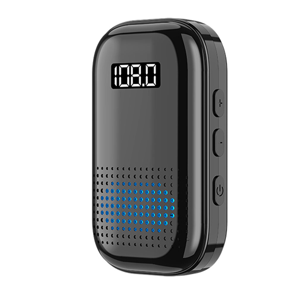 Многофункциональный Приемник BT5.4 Беспроводной Аудиоадаптер С Поддержкой TF-карты, Встроенное FM-Радио с Зажимом для Проводных Наушников, Динамик Для Автомобиля/Домашнего Стерео