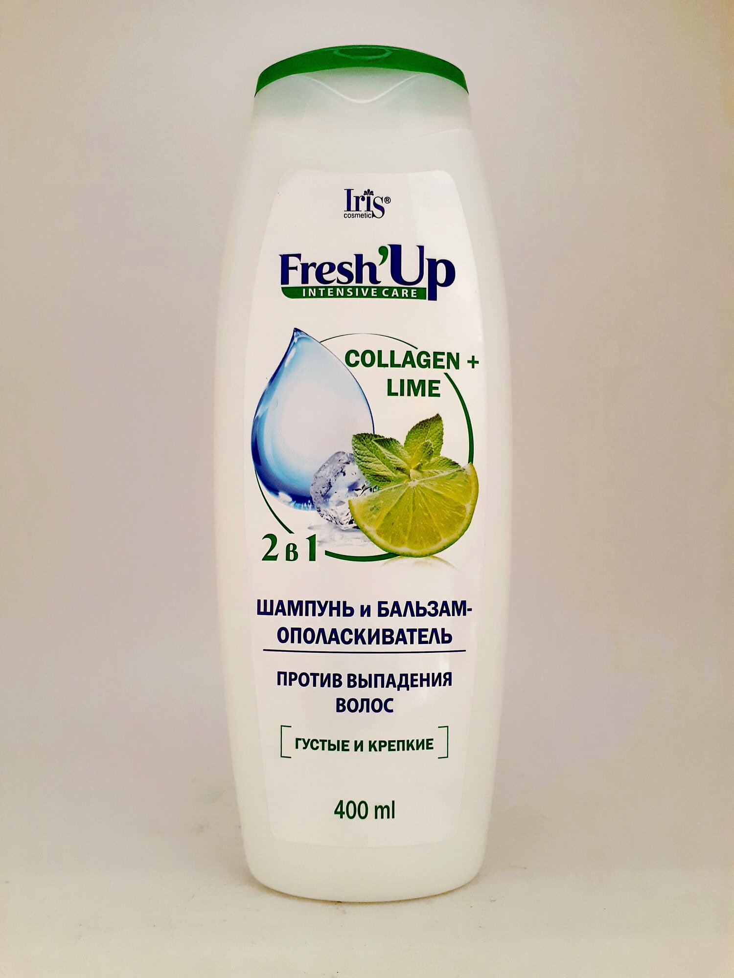 IRIS Fresh Up Шампунь и бальзам-ополаскиватель против выпадения волос, 400 мл