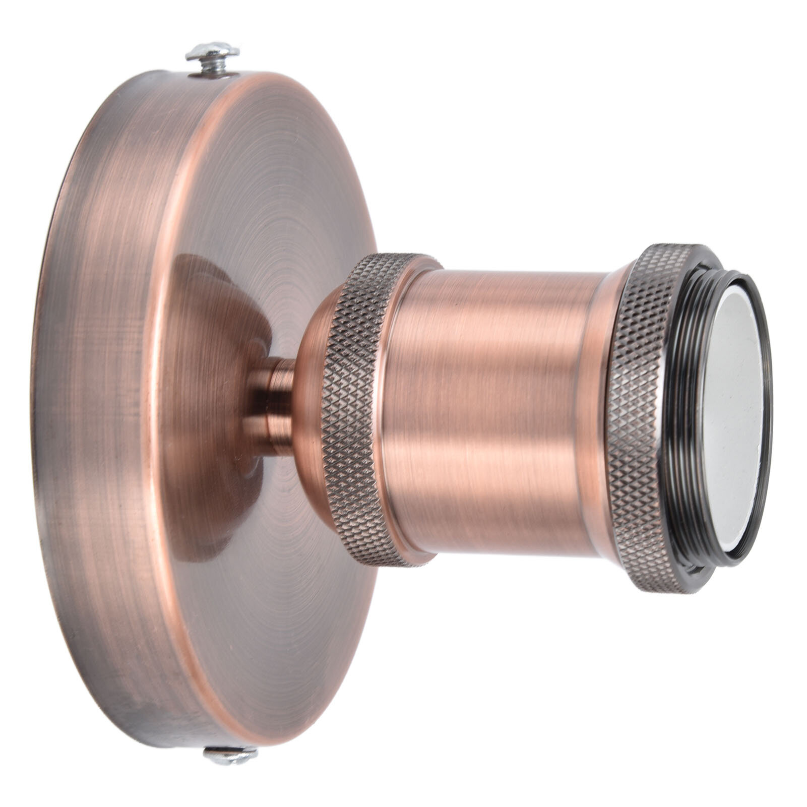 Винтажный цоколь для лампы E26 E27, потолочный держатель лампы с аксессуарами для кухни, спальни, гостиной, 100 240 В, античный красный