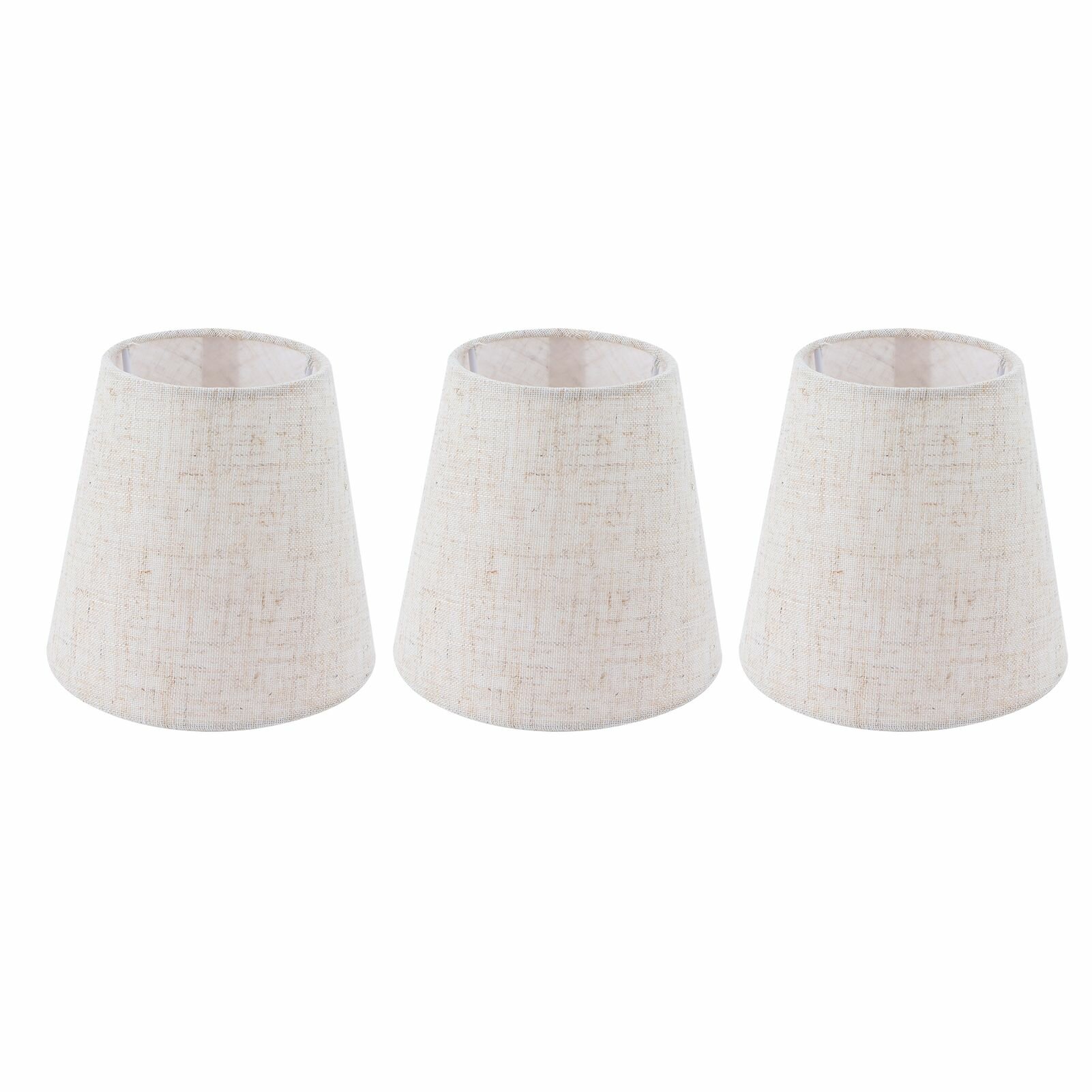 Набор из 3-х абажуров из льняной ткани в европейском стиле Абажуры для подвесных светильников