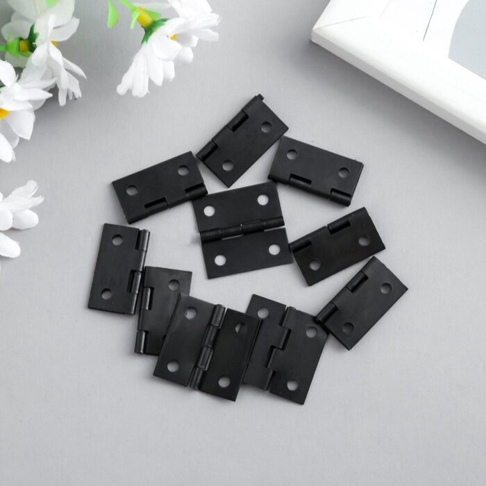 Петля для шкатулки, ключницы, с прямыми углами, металл,