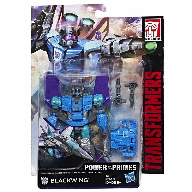 Трансформеры игрушки Hasbro Transformers Generations Power of the Primes Deluxe Class Blackwing 13cm
