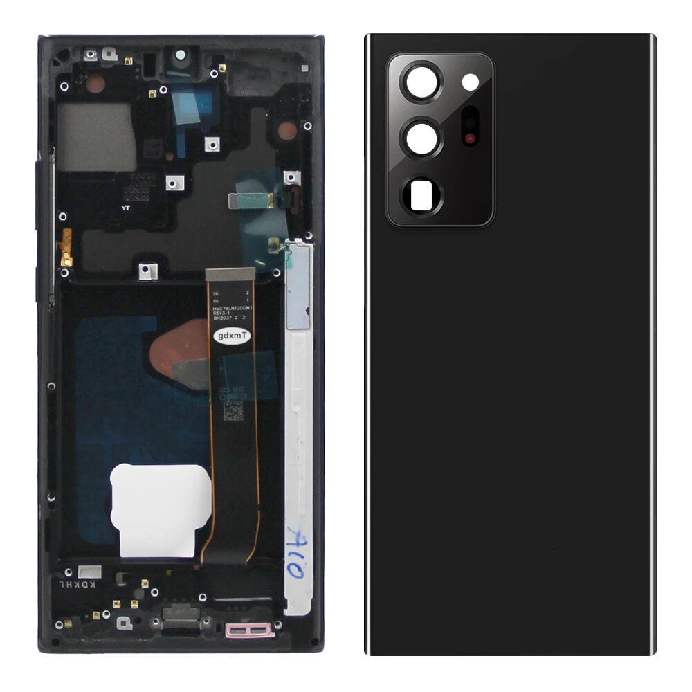 6,8 '120 Гц OLED для Samsung Note 20 Ultra SM-N986B N985 N985F N986N ЖК-дисплей с дигитайзером сенсорного экрана Note20 Ultra 5G экран Black Frame Cover