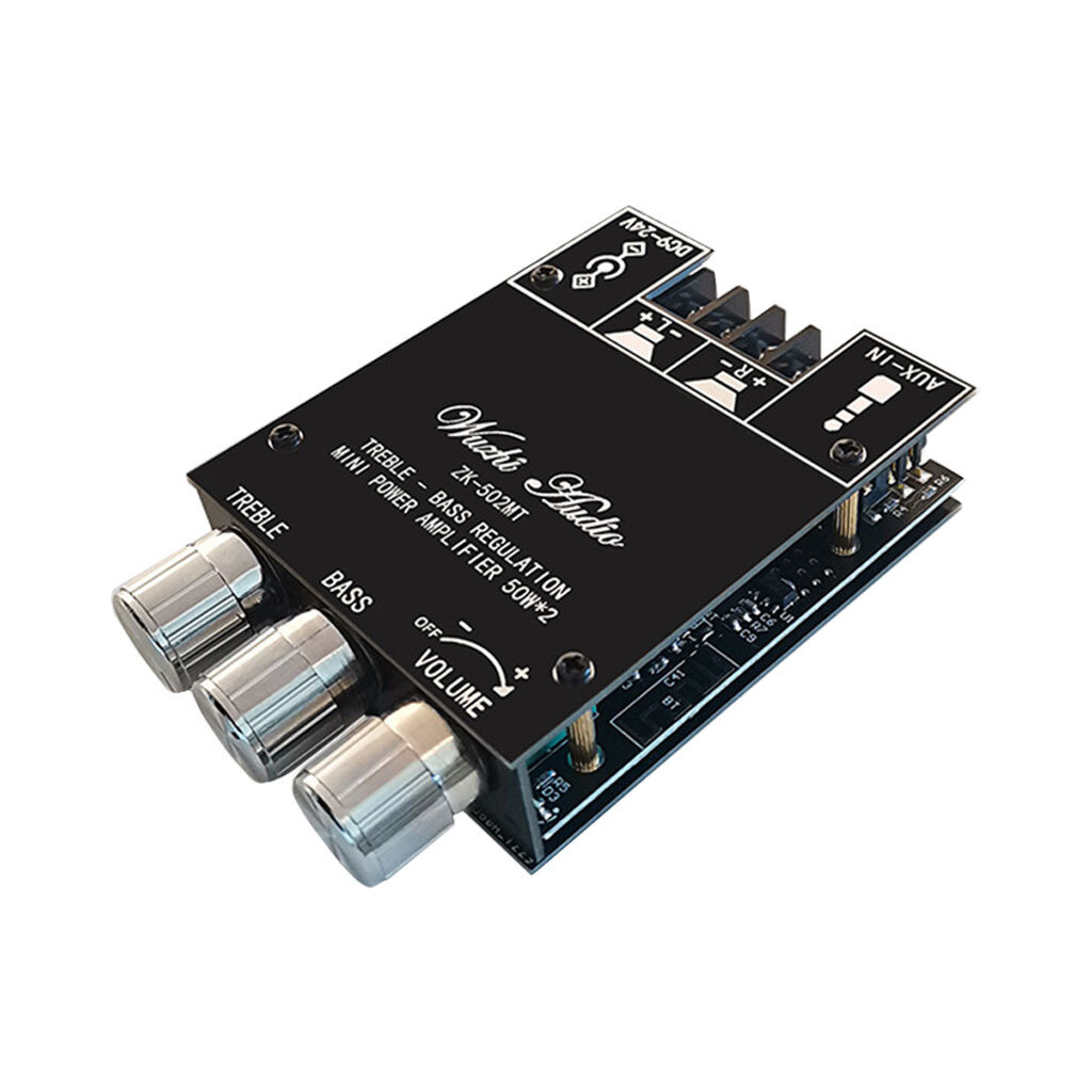 Комплект для сборки, Модуль усилителя мощности с регулировкой высоких и низких частот ZK 502MT