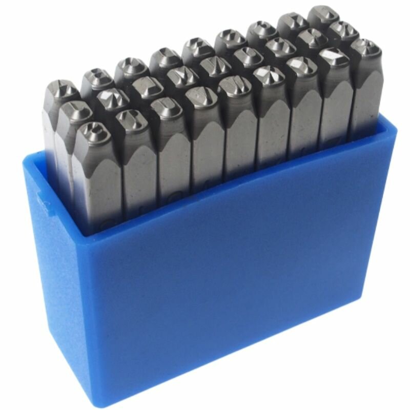 Клейма ударные буквенные латиница 3мм, арт JTC7245 JTC