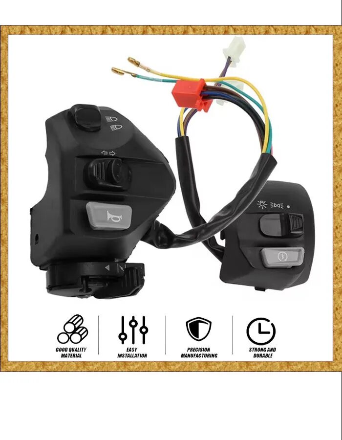 Комплект (пара) домик переключатель на руль скутера YAMAHA