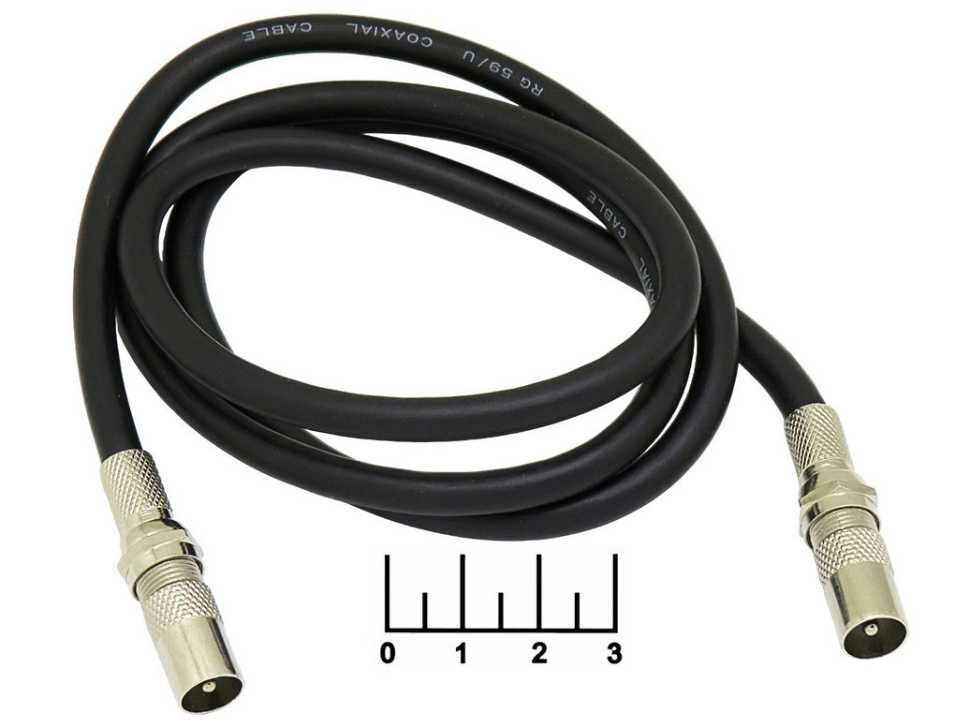 Шнур TV-TV 1м RG-59