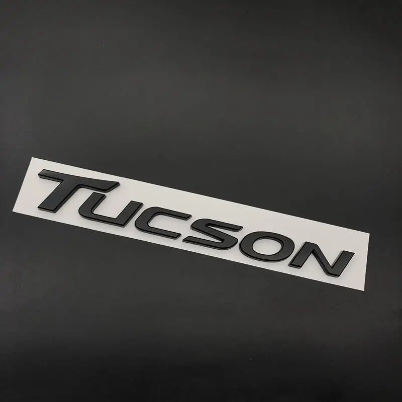 ABS для TUCSON задние подъемные двери фотографический значок черный матовый matte black tucsob