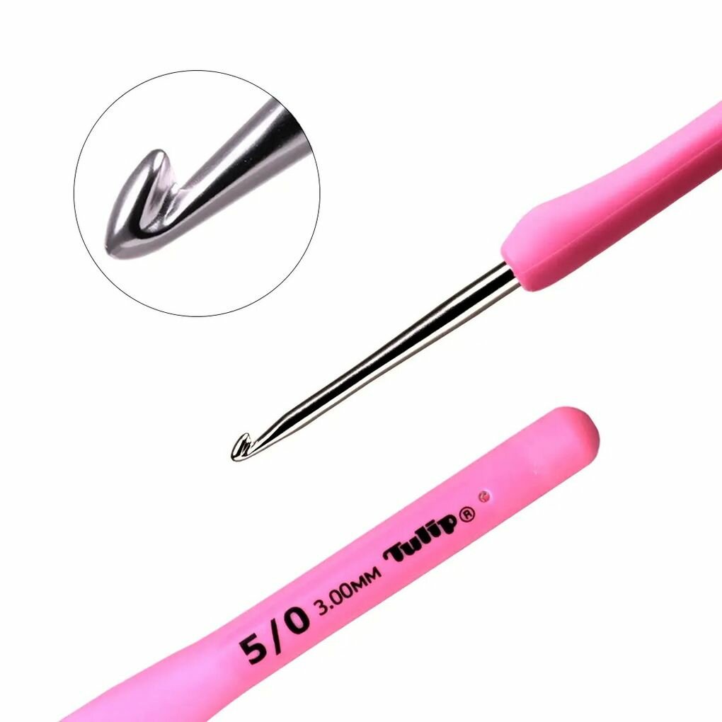 Набор крючков для вязания Tulip Etimo Rose 2.50, 3,0 и 3,5 мм, арт. TER-15e
