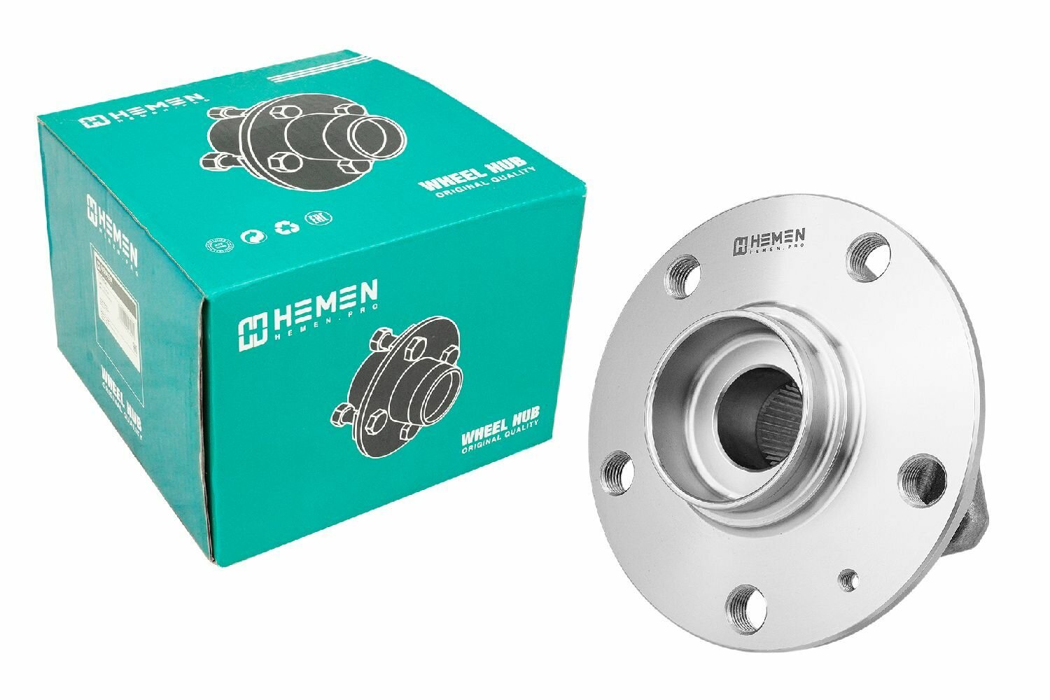 Ступица передняя Skoda Octavia 04-, Yeti 10-, VW Golf 05-, Jetta 06-, Tiguan 16-, Audi A3 03- (HWH075)