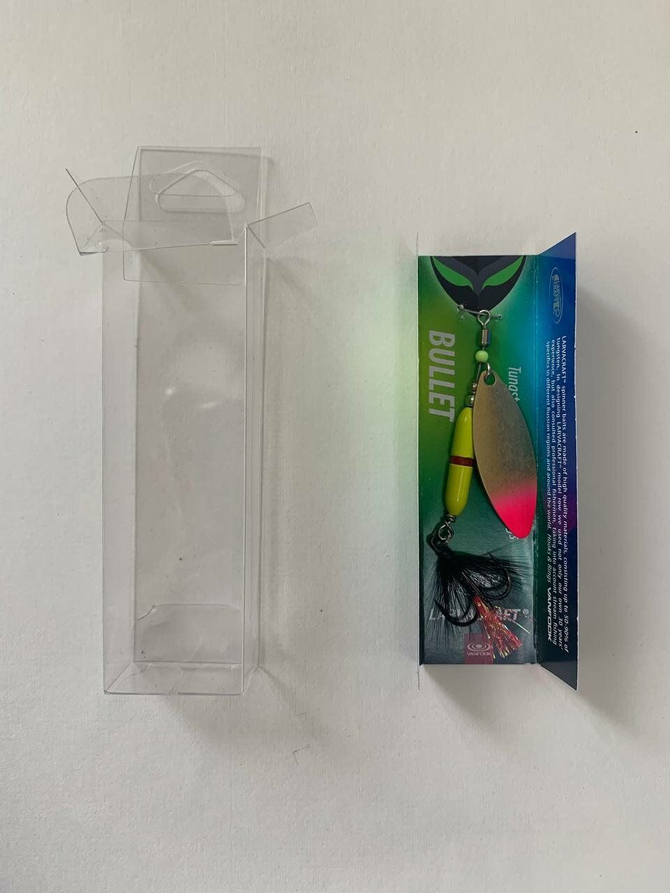 Блесна вращ. Larvacraft Bullet 10гр. Gold/Pink вольфрам серд.