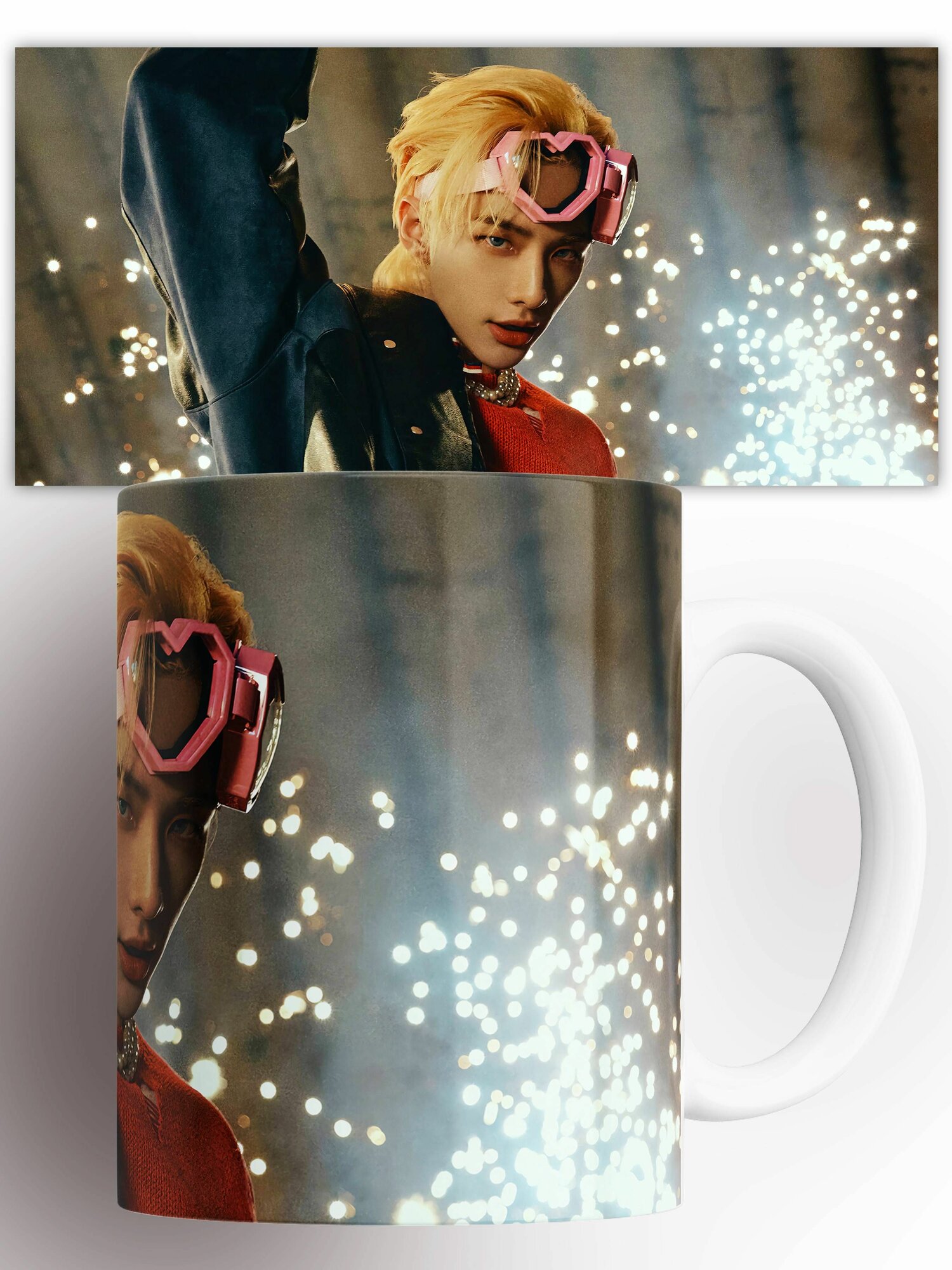 Кружка Стрей Кидс Stray Kids K POP Хёнджин 330 мл