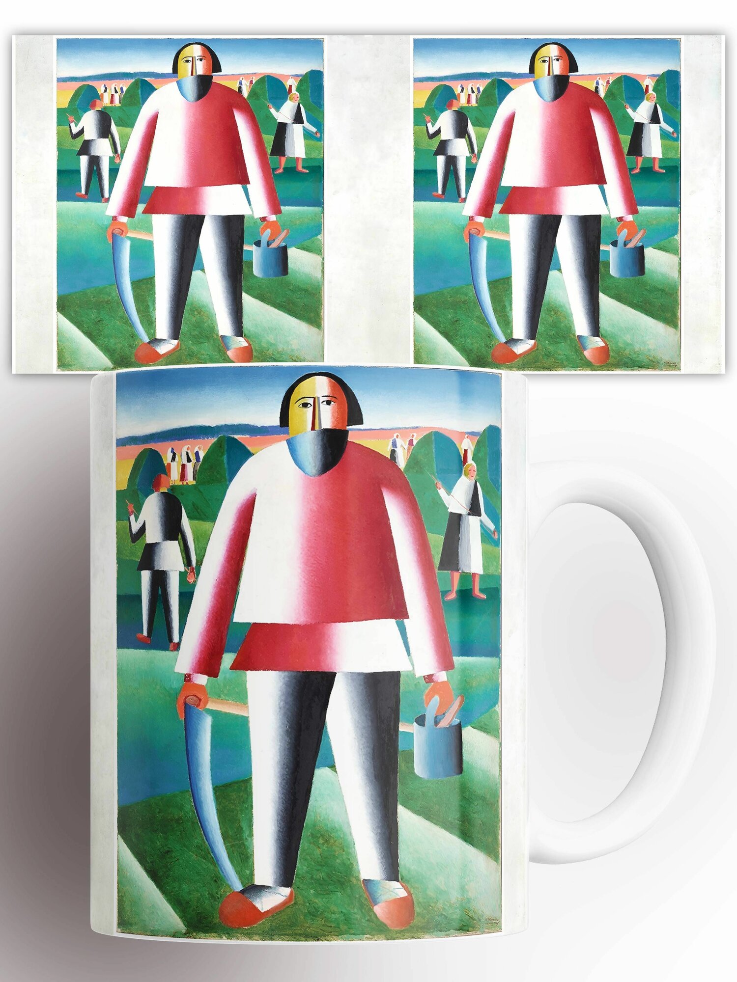 Кружка Казимир Малевич Картина На сенокосе 330 мл