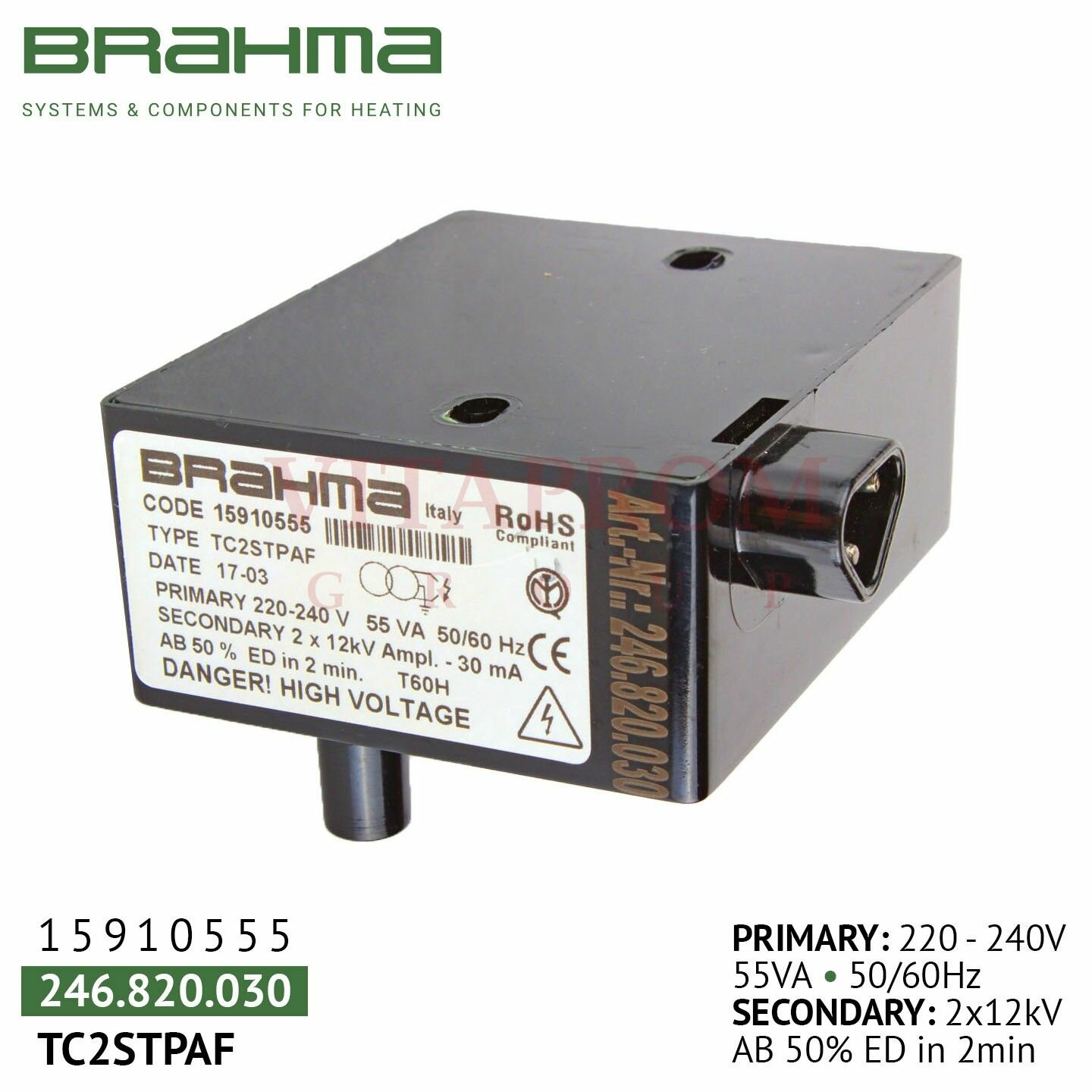 Трансформатор Brahma TC2STPAF, 15910555
