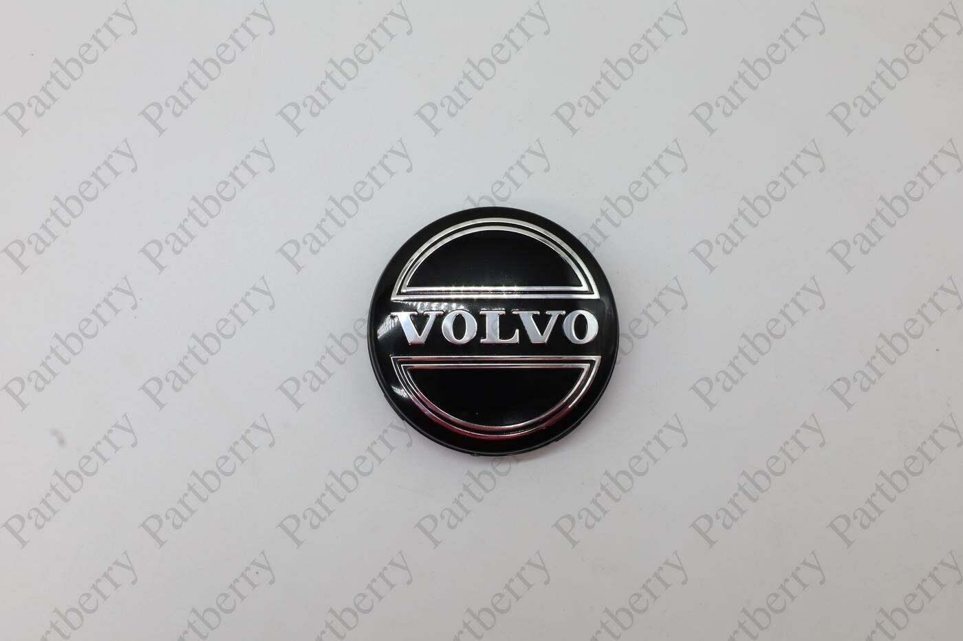 Колпачок литого диска черный PARTBERRY PB189197 для VOLVO 30666913, VOLVO 30748052, VOLVO 31400452.