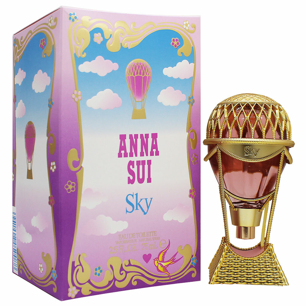 Anna Sui Sky Туалетная вода 75 мл (уценка), цветочно-фруктовый аромат для женщин