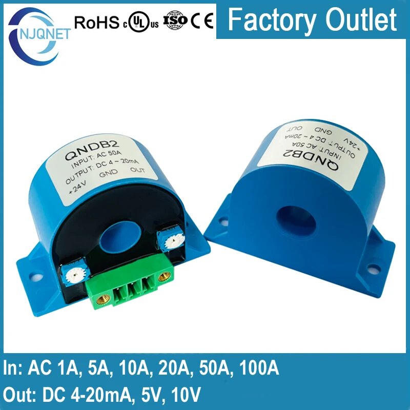 Трансформатор тока NJQNET QNDB2 AC 20A 4-20mA
